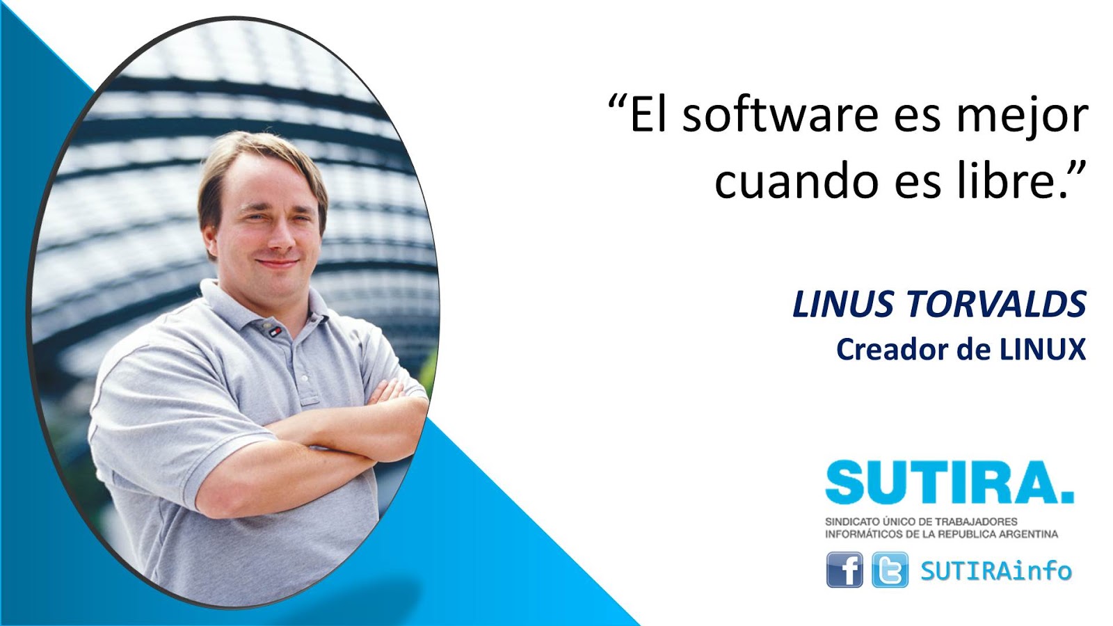 #Frase El software es mejor cuando es libre @Linux @SutiraInfo ...