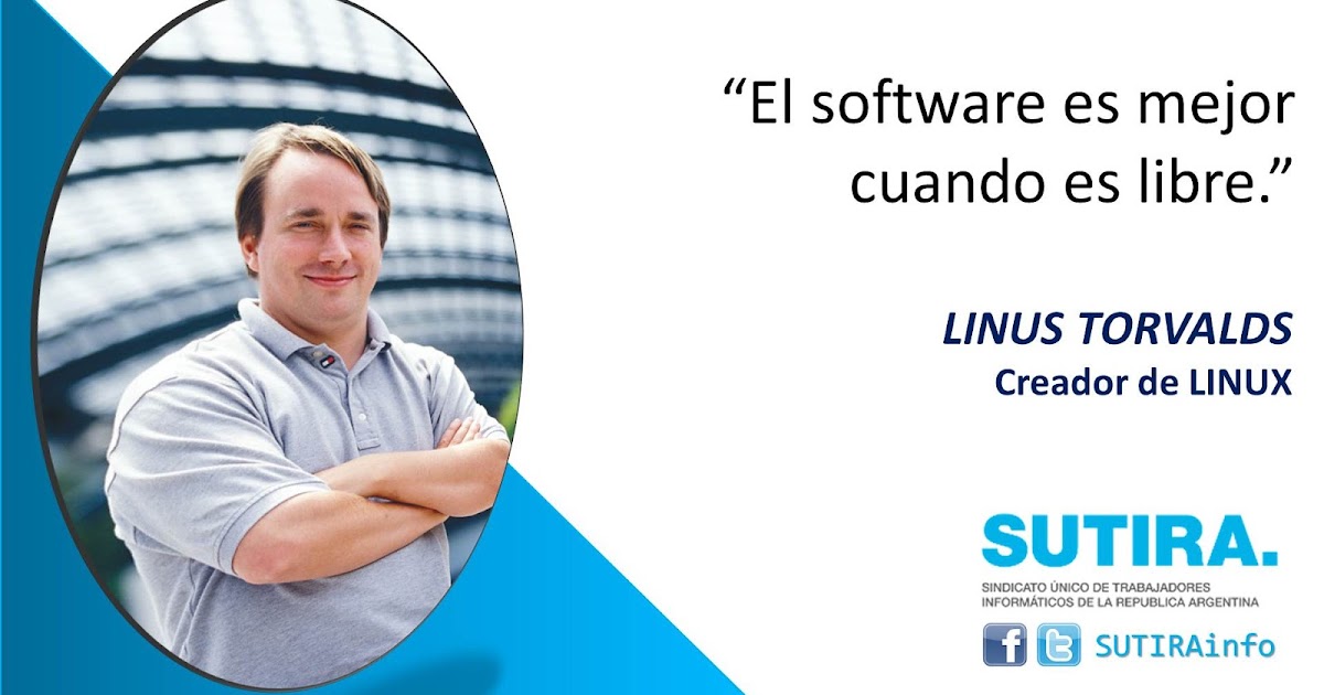 #Frase El software es mejor cuando es libre @Linux @SutiraInfo ...