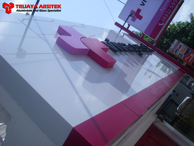 PROYEK APOTIK VIVA GENERIK : Jasa Pemasangan Aluminium Composite Panel ...