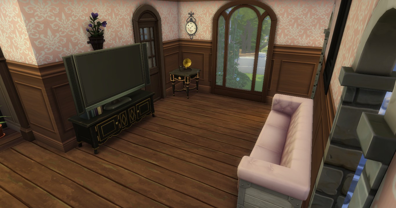 ปราสาทเวทมนต์ของฮาวล์ - บ้านลอยฟ้า The Sims 4 ~ The Sims human