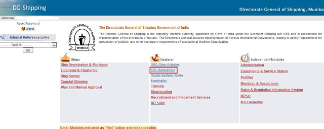 How to apply for renewal of Indian CDC Online