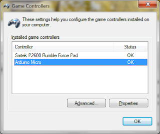 Programming Ponderings: Arduino Joystick Library