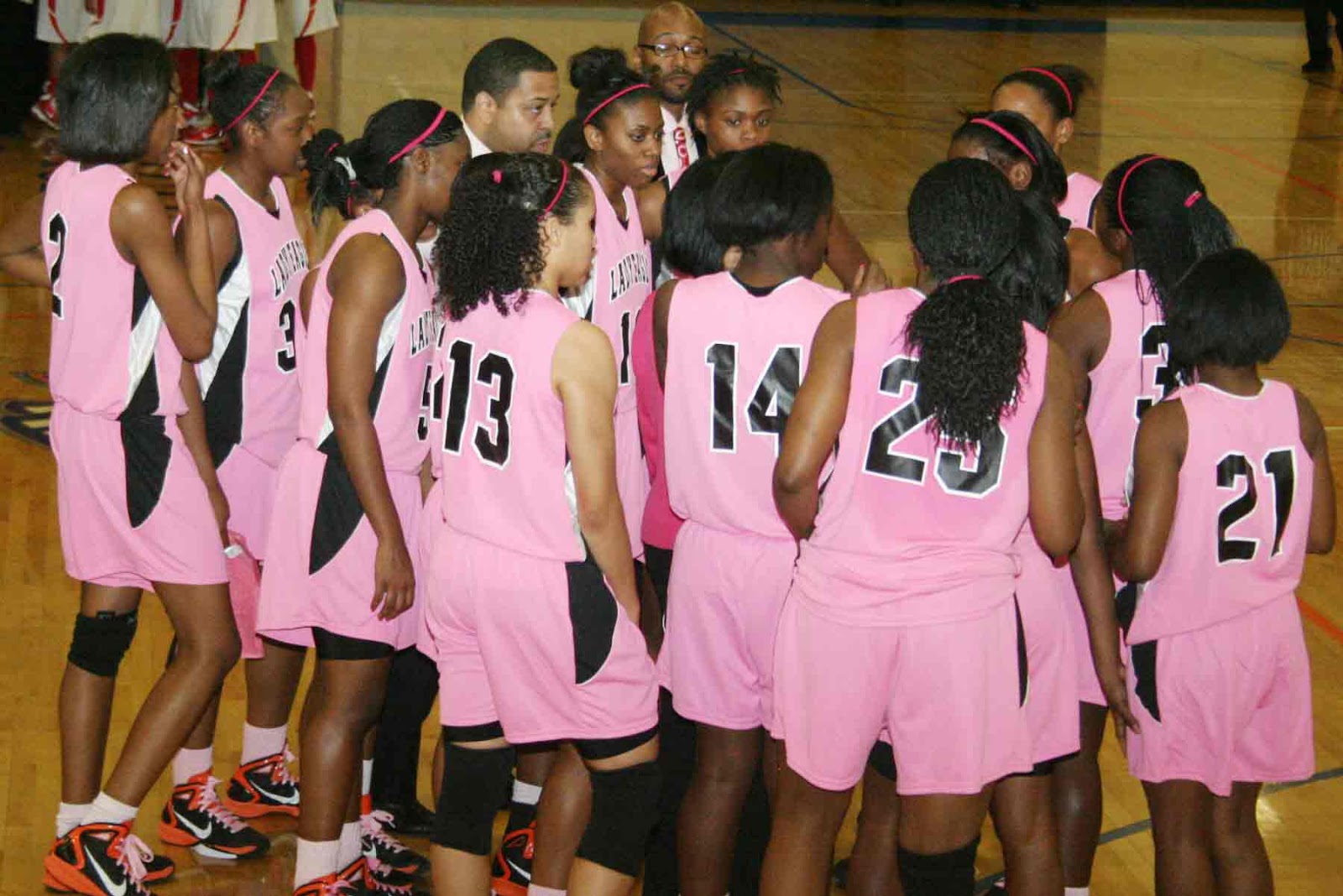food fitness health: Girls basketball team penalized for wearing pink ...