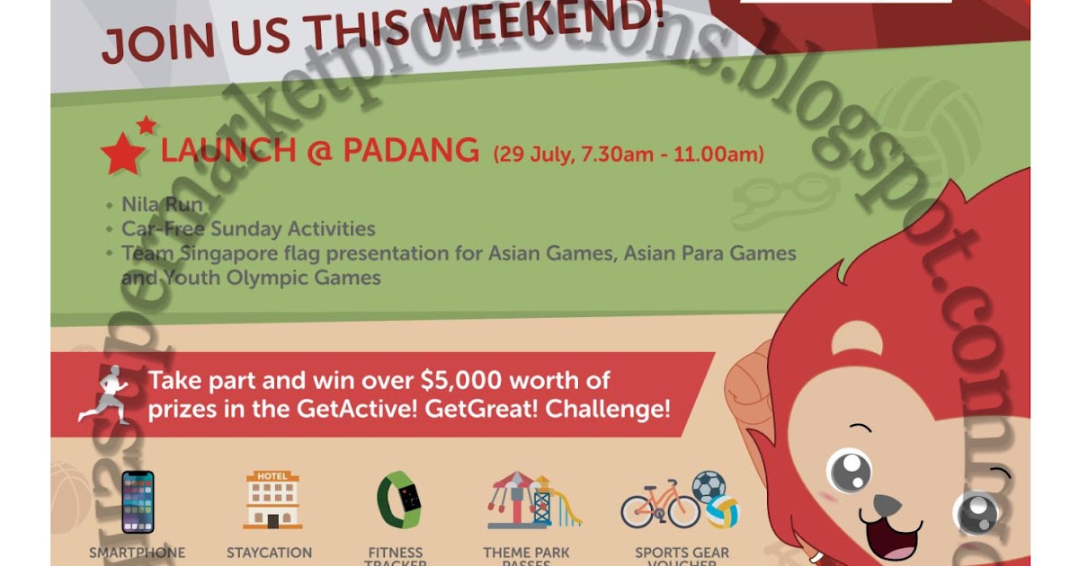 ActiveSg Events 28 July - 09 August 2018 ~ Supermarket Promotions