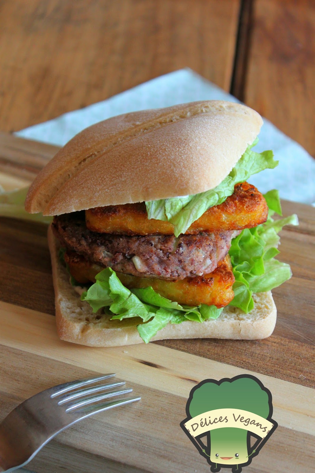 Hamburger n°11 et recette de steak de haricots rouges, sans gluten