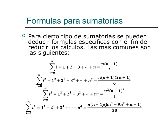 LA SUMATORIA ~ tolentinopla