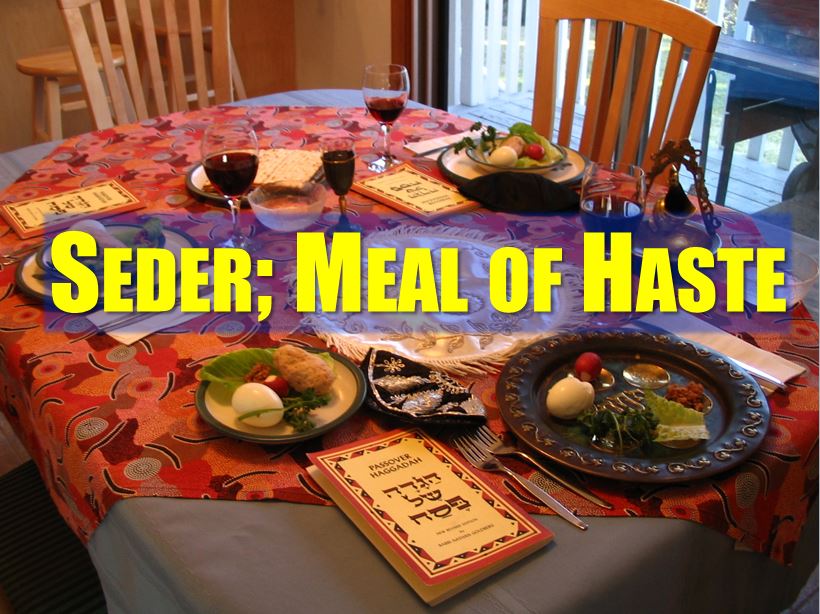Rocky Road Devotions: Seder; Meal of Haste