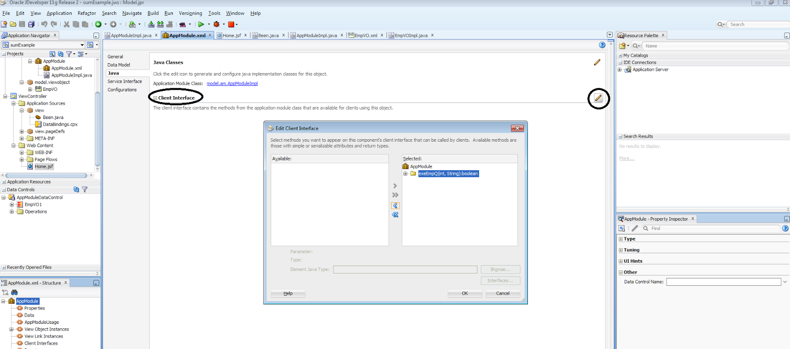 Oracle Adf How To Call Appmoduleimpl Class Method In Been Through Binding Second Method