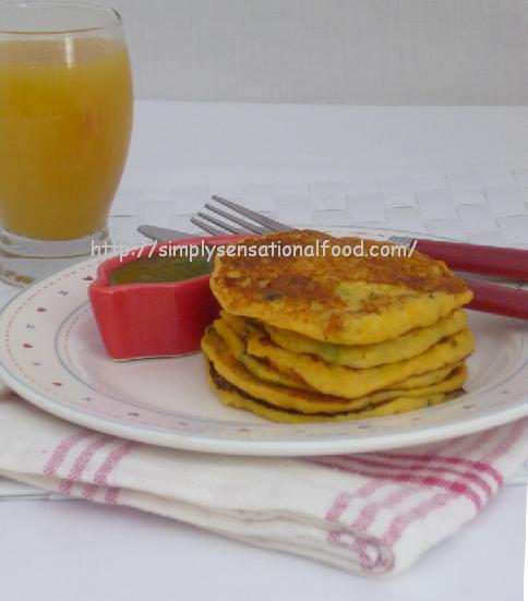 Savory Sweetcorn drop Pancakes | simply.food