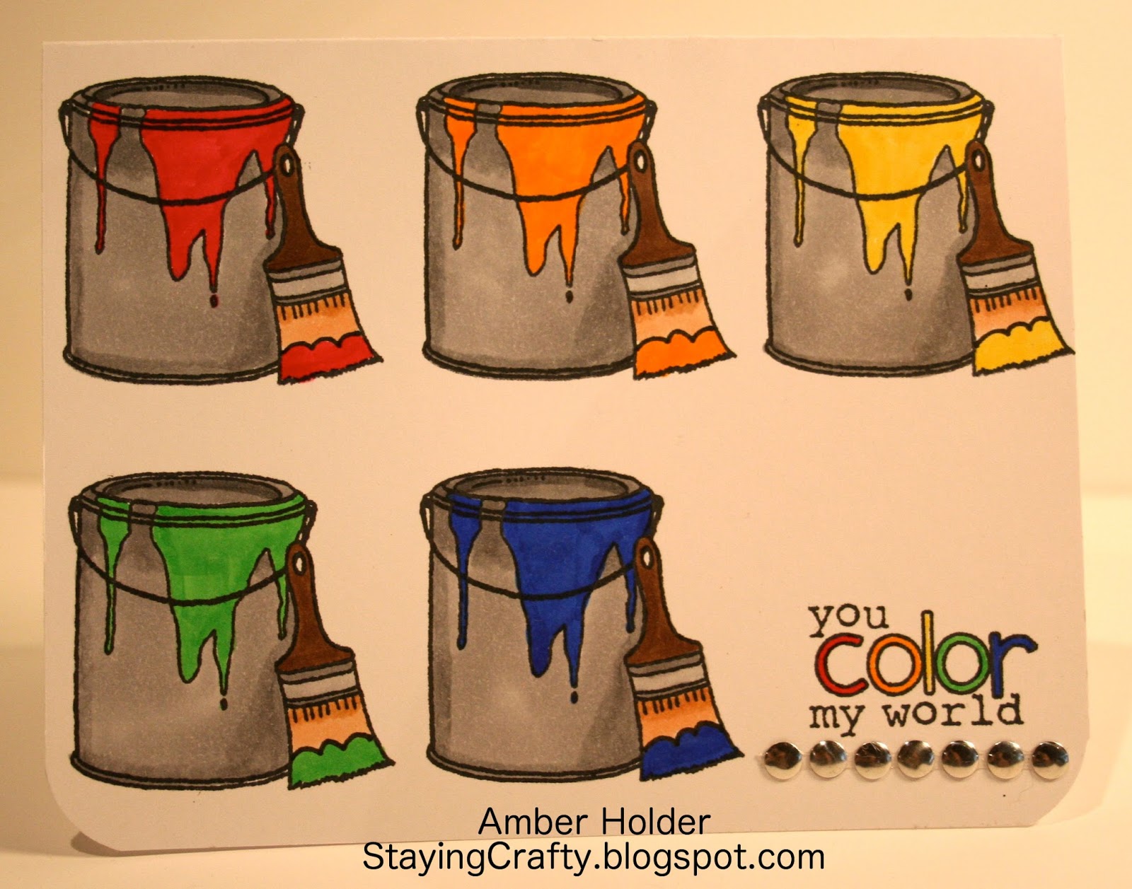 Staying Crafty: Color My World Cards With a Video