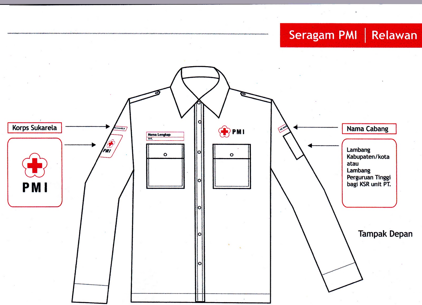 PMI Kabupaten Ngawi: Seragam Relawan