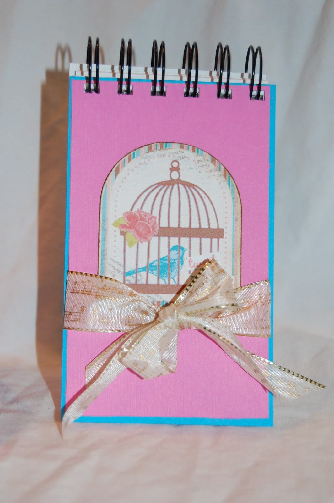 She's a Sassy Lady: Bird Cage Note Pad and Card