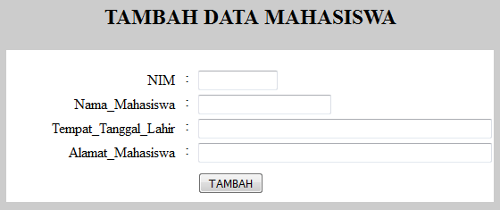Cara Membuat Perintah Insert, Update, Delete Dengan Mysql ~ Apapun ... Cara Membuat Perintah Insert, Update, Delete Dengan Mysql ~ Apapun ...
