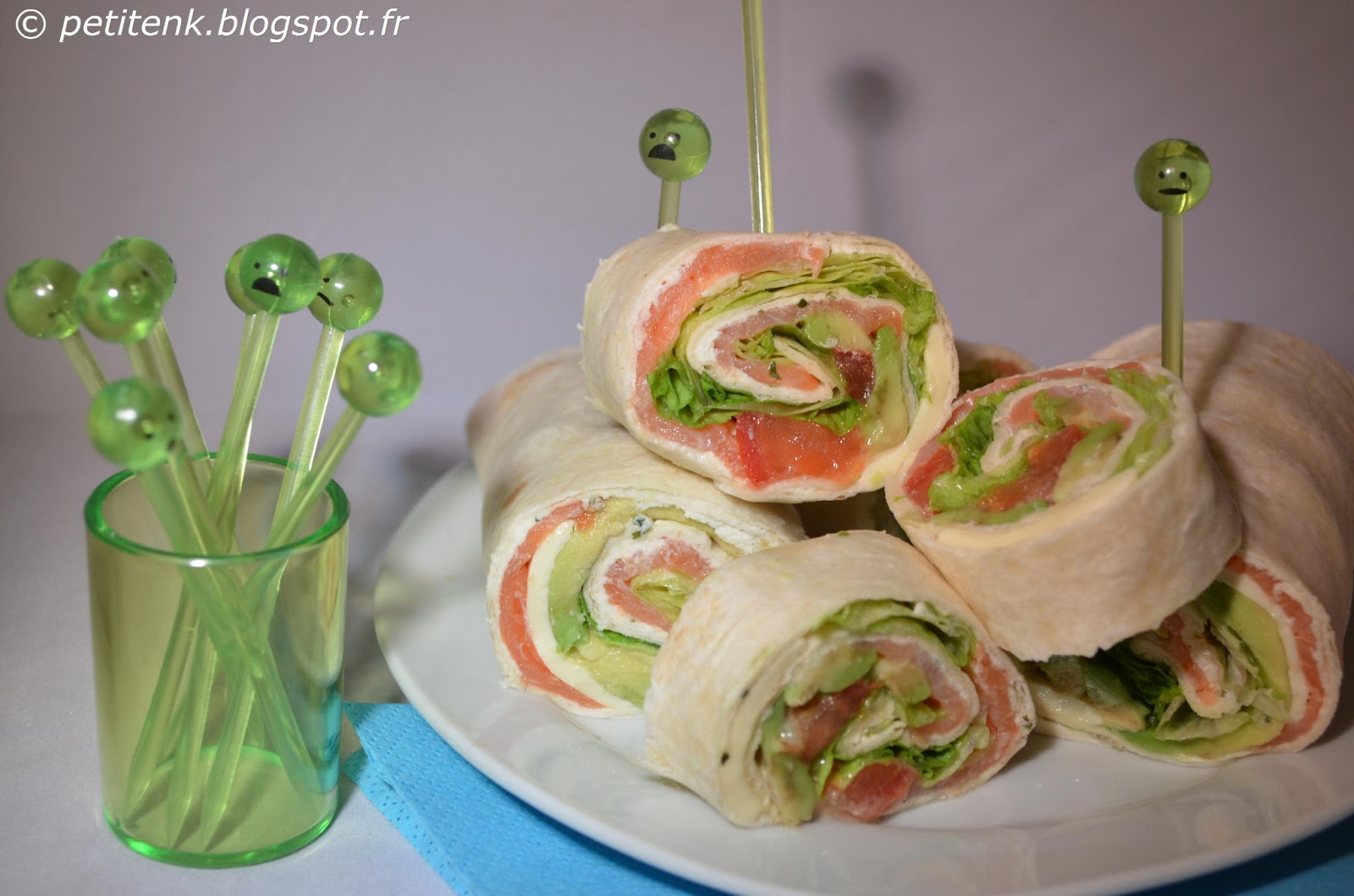 Petit en K: Wrap saumon boursin