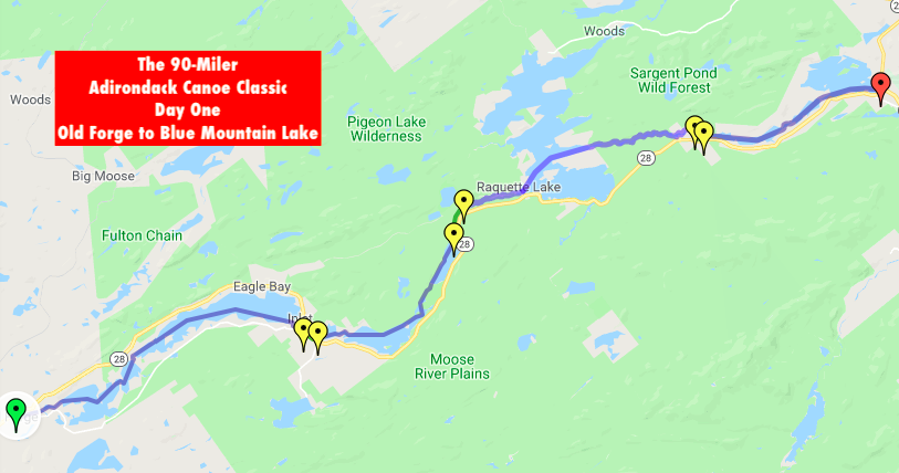 The Adirondack Canoe Classic 90-Miler: Old Forge to Saranac Lake