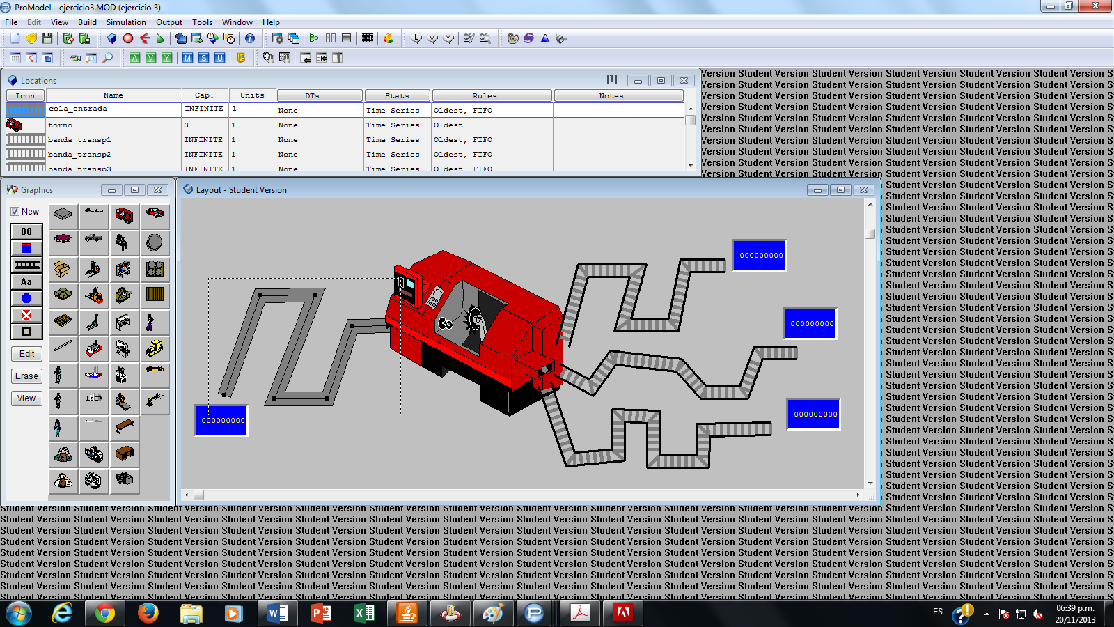 SIMULACION: EJERCICIOS PRO MODEL