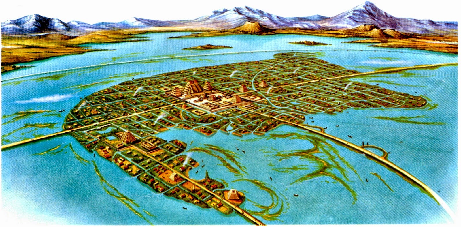Historia IMLS: La ciudad de Tenochtitlán, capital del Imperio Azteca