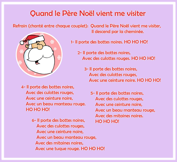 Le maternelle de Natasha: chansons et comptines - décembre