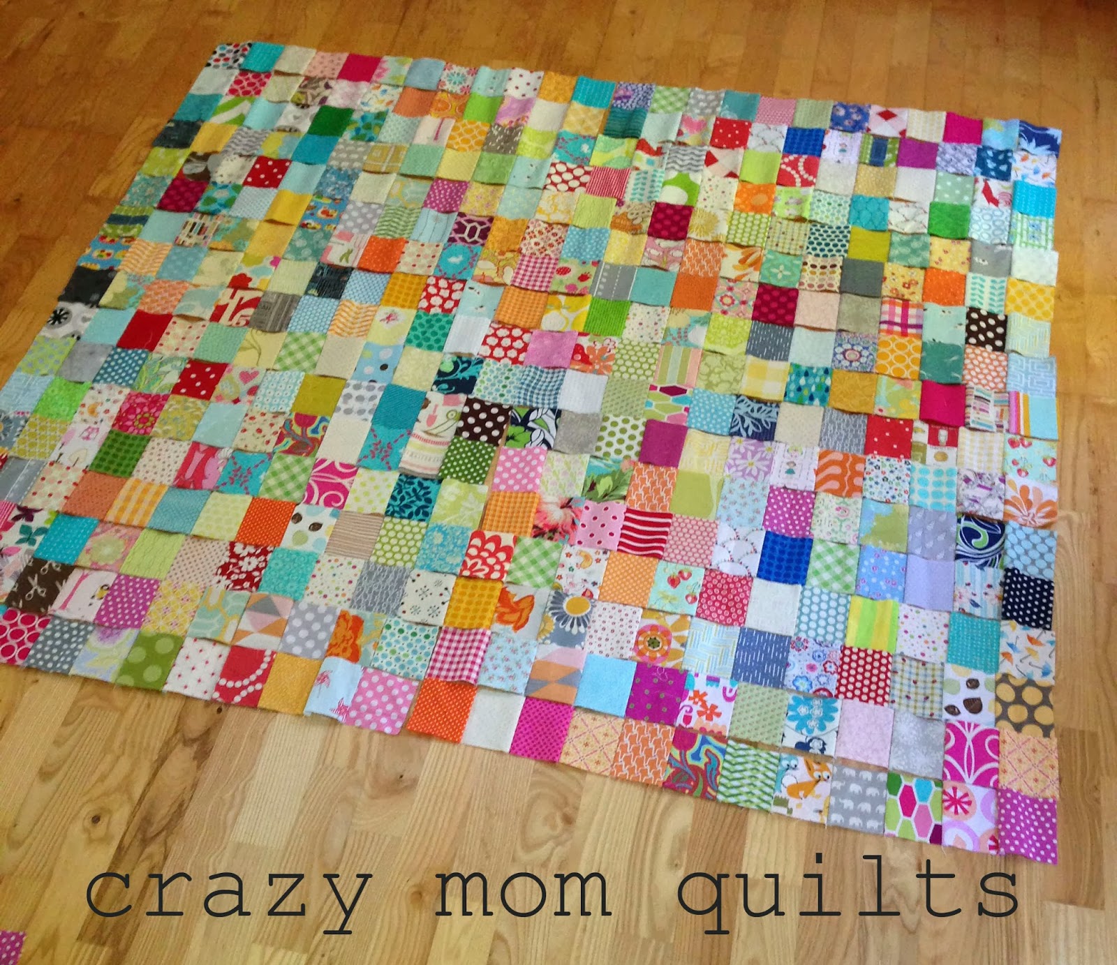 crazy mom quilts: one way to randomize patchwork