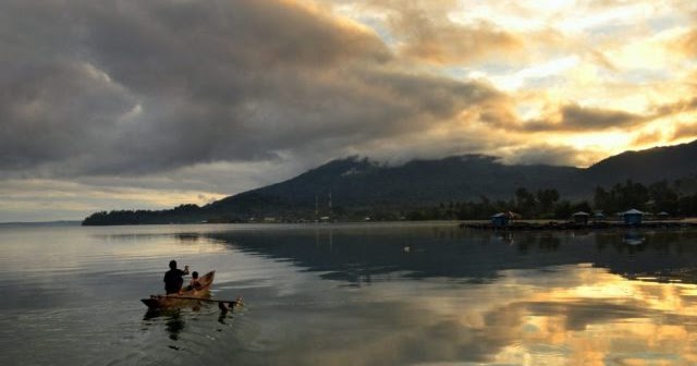 Danau Ranau dan Pulau Marisa, Bagaikan Danau Toba dengan Pulau Samosir ...