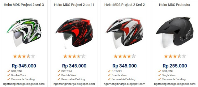 Daftar Harga Helm MDS Half Face Terbaru Tahun Ini - Ngomongin Harga