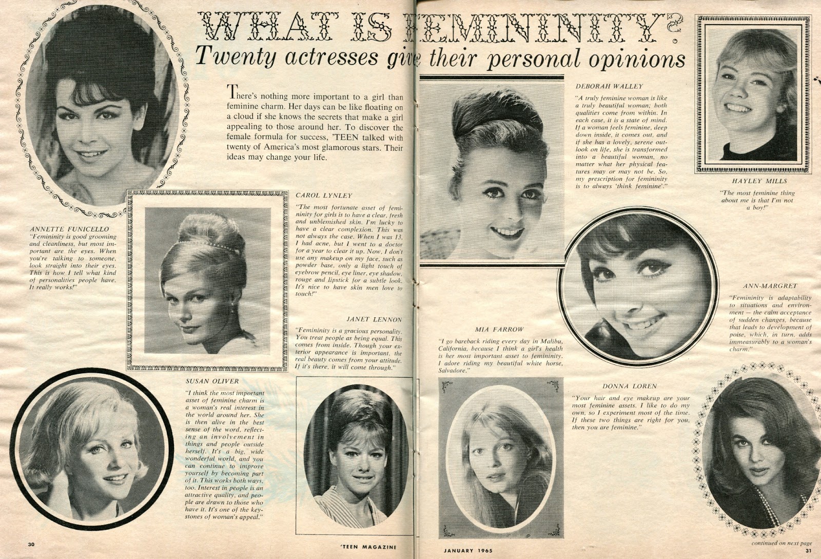 Classic Film Scans: what is femininity?