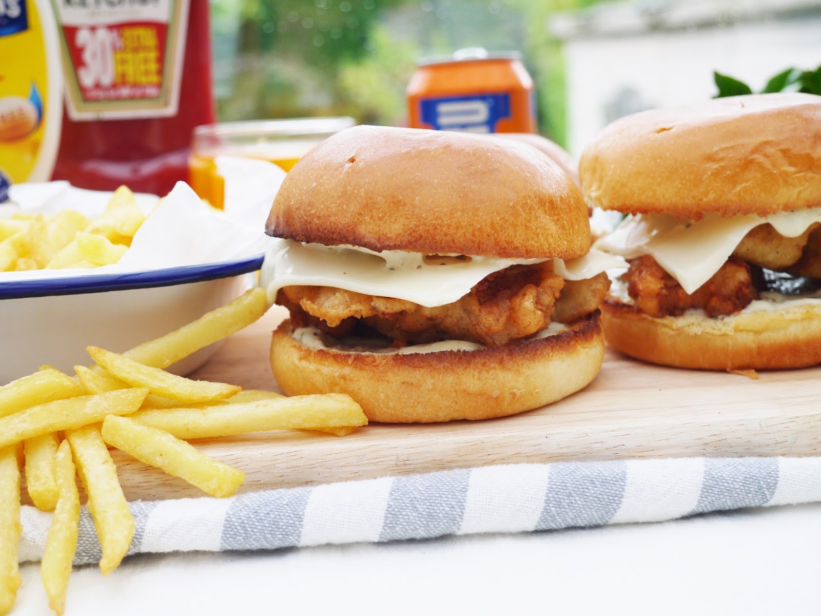 This Muslim Girl Bakes: Battered Fish Burgers.
