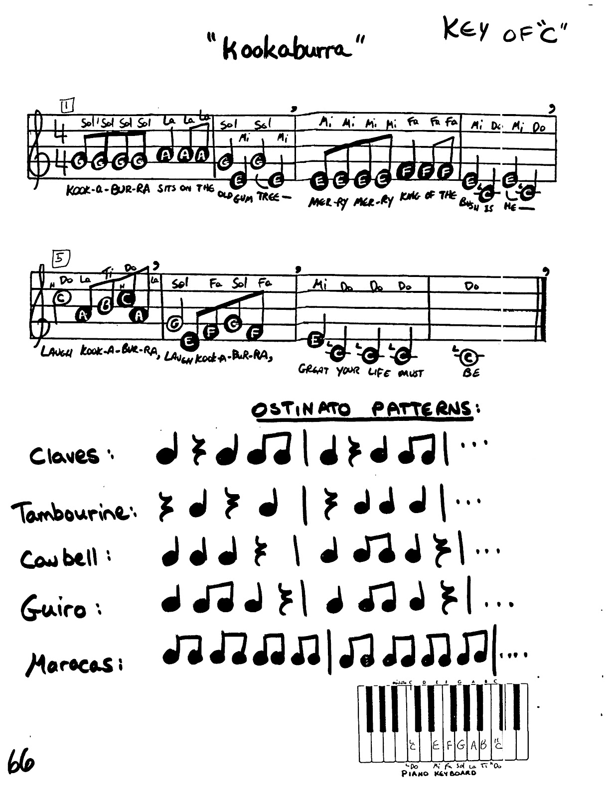 Miss Jacobson's Music: RECORDER SONGS: AMERICAN FOLK MUSIC