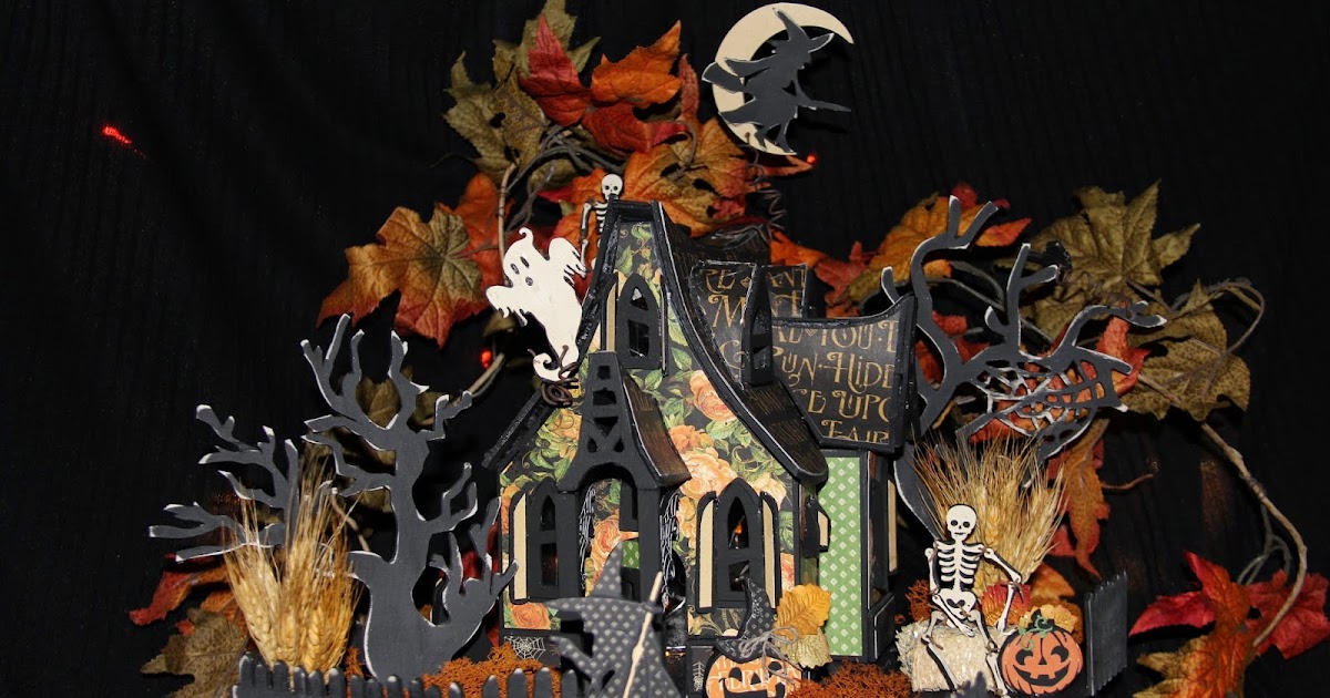 Cindy's Crafty Creations !!!: Halloween Haunted house ....