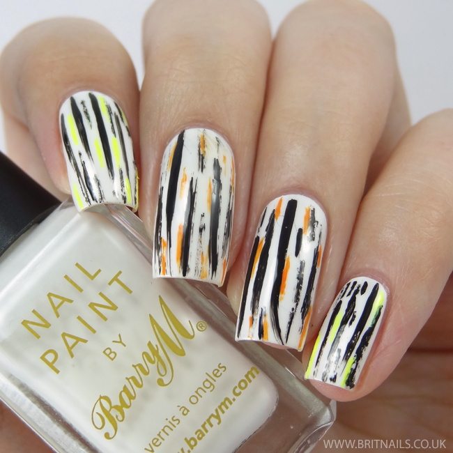 Distressed Stripes | Brit Nails