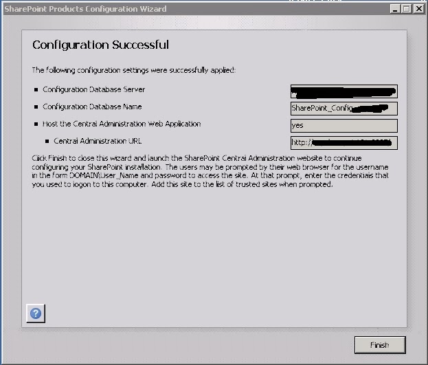 Sharepoint Pitstop Running Sharepoint Configuration Wizard