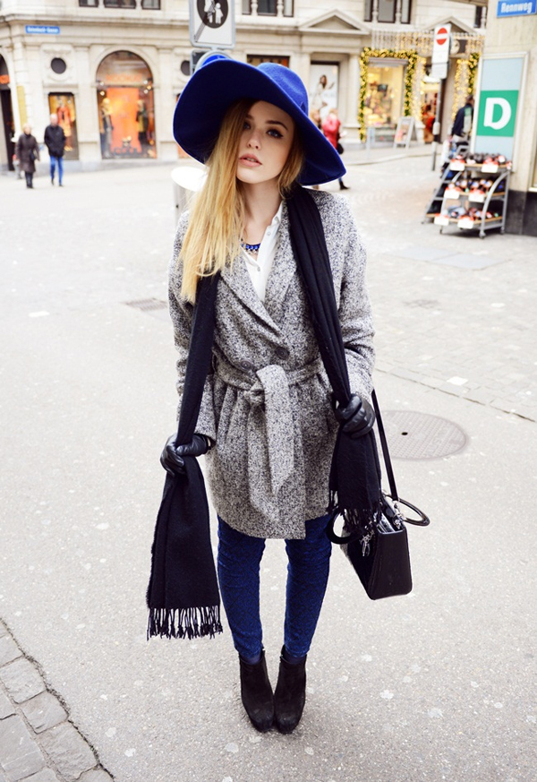 welovewomen: BLUE STREET STYLE LOOKS!!!