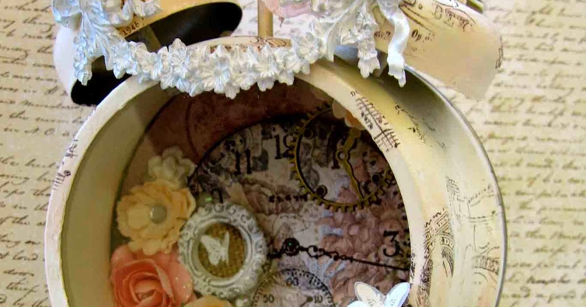 Designs by Sharon: Altered Clock