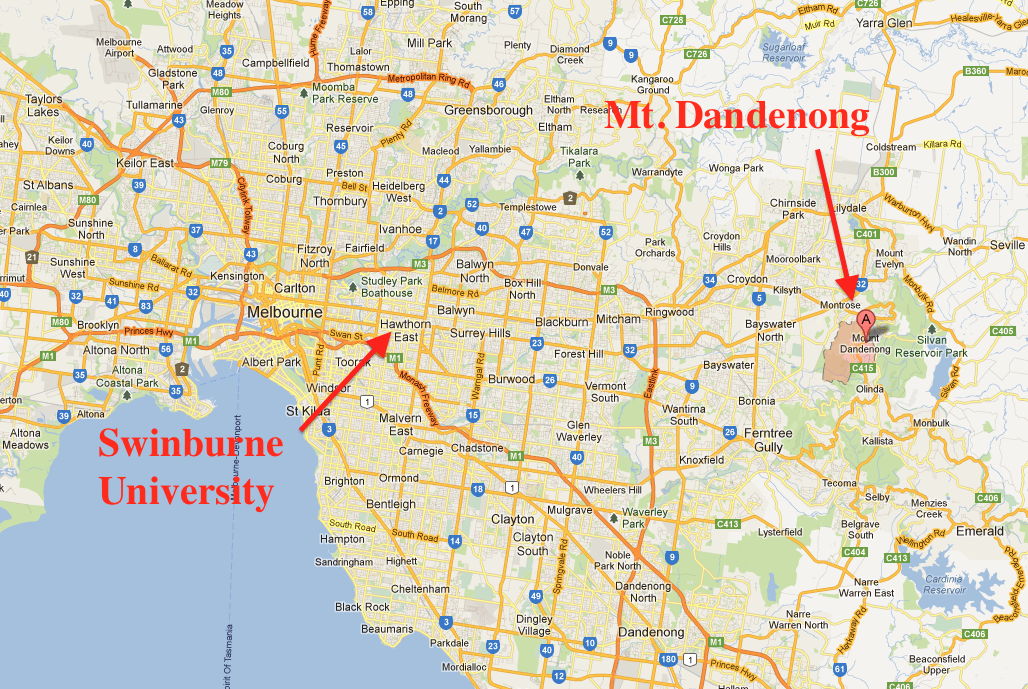 Turtle Meets Kangaroo: 2013.03.22 Mt. Dandenong