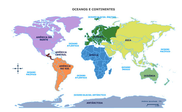 A Geografia é para tod@s: Continentes e oceanos - queres saber mais?