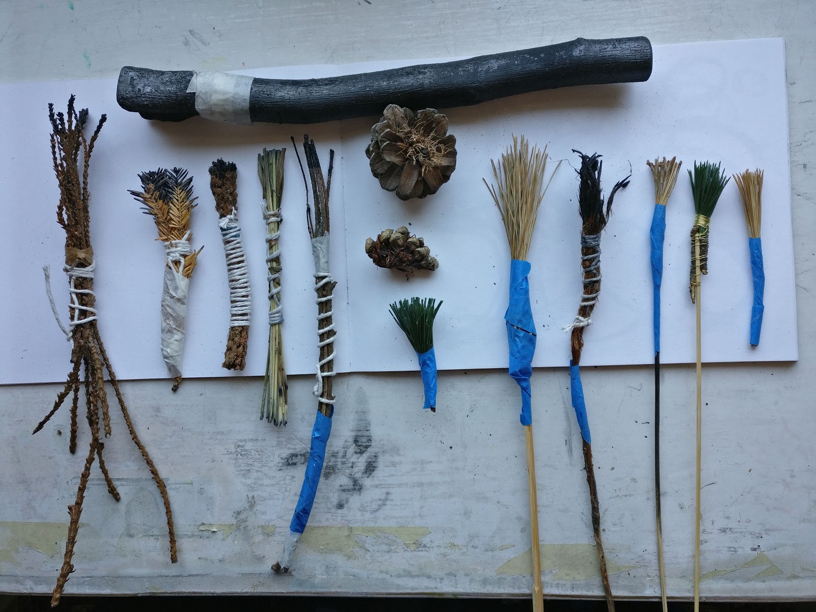 margaret-cooter: Natural mark-making