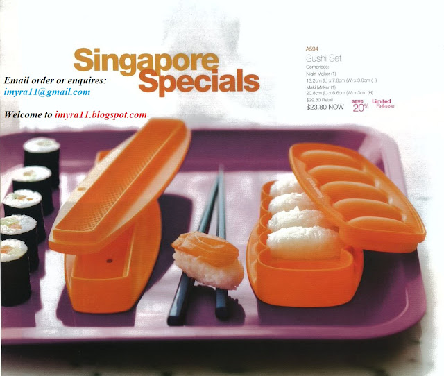Ministry of Tupperware: Sushi Set - Ready Stock (Last Set)