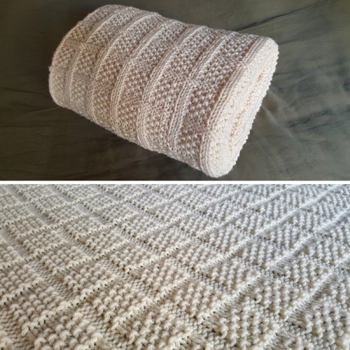 Beautiful Skills - Crochet Knitting Quilting : Lattice Baby Blanket ...