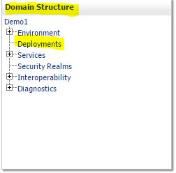 WebLogic12c Essentials Certification : WebLogic Application Deployment - AdminConsole