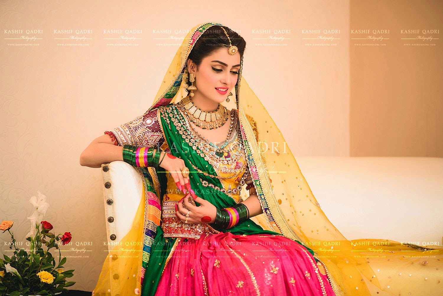 Ayeza Khan and Danish Taimoor Mehndi Celebrations ~ Mayoon Frills