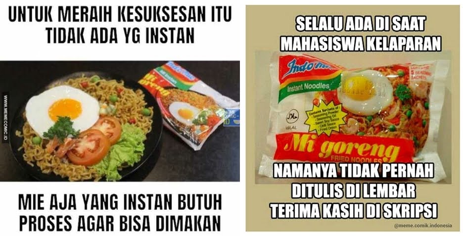 7 Meme Pencinta Indomie pasti merasa 'gue banget', kamu juga? - ONE BALL