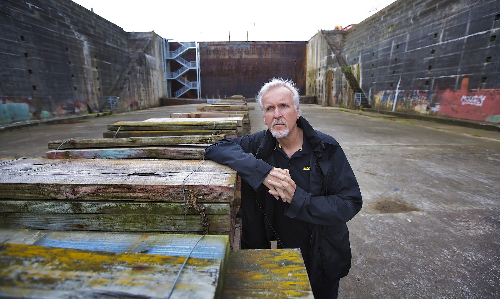 Morrow's World: Cameron Stands in the Footprint of Titanic