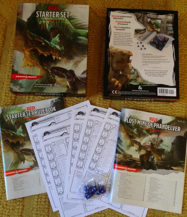 Zombiecowboy's Game Blog: 5e Dungeons & Dragons Starter Set Review