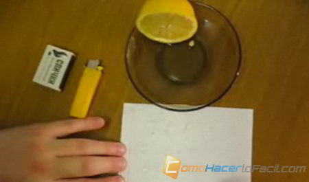 Experimentos De Quimica: como crear tinta invisible