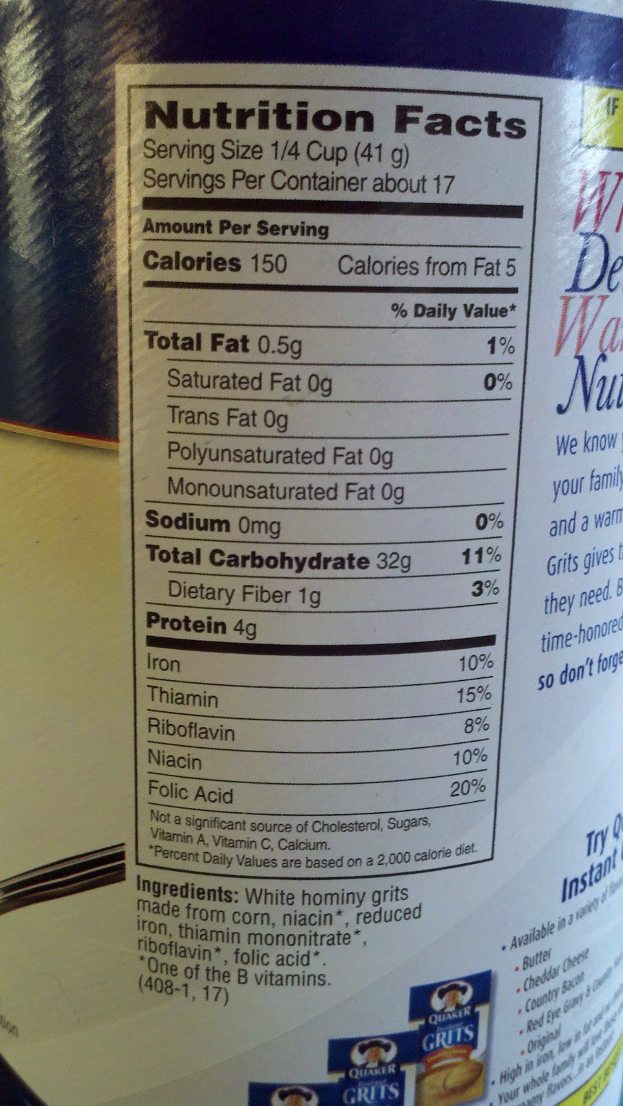 Cranky Gerd: Recipe: Grits and Greens