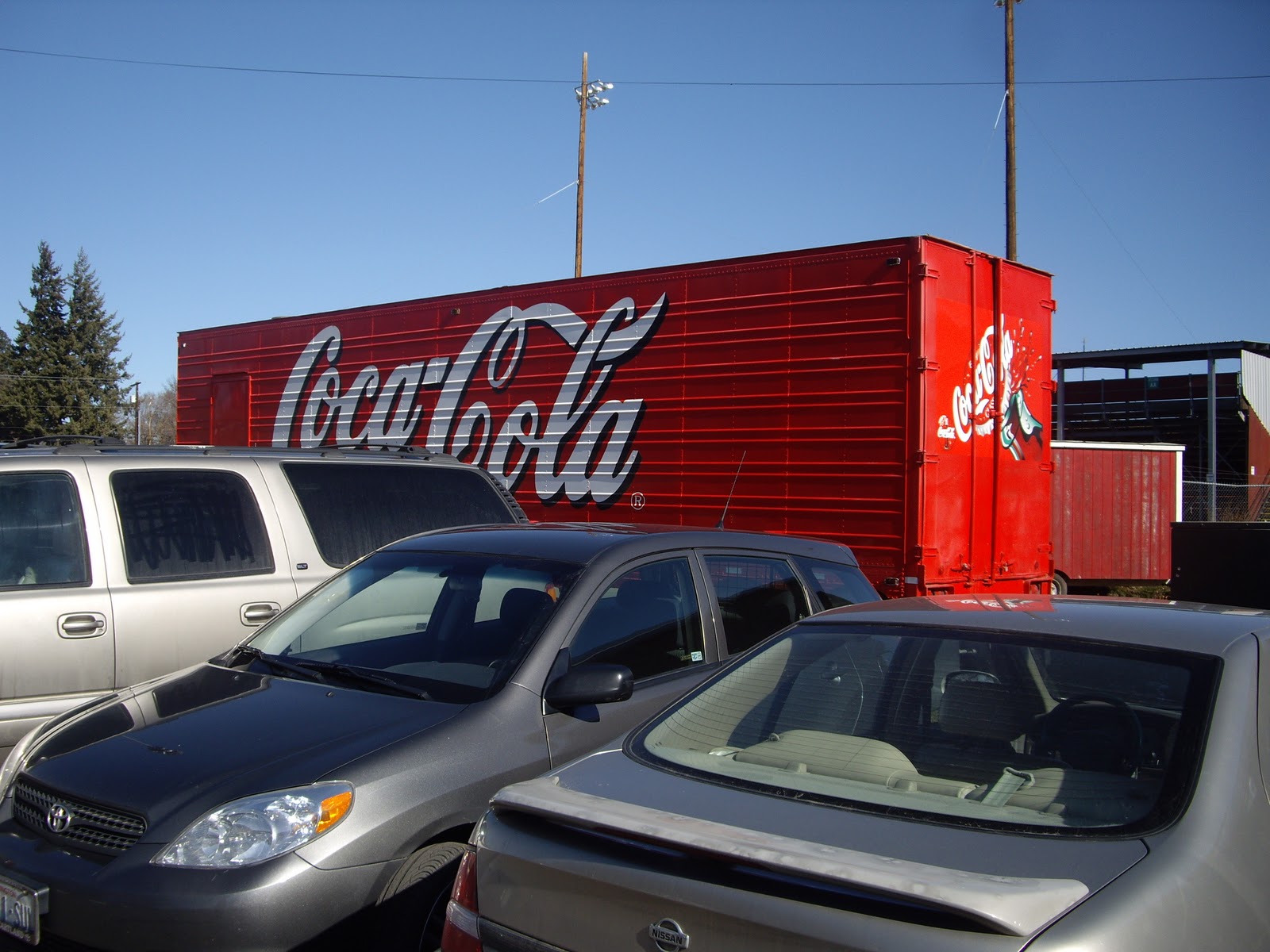 Ellensburg Today: Coke trailer at The Spirit of the West events.