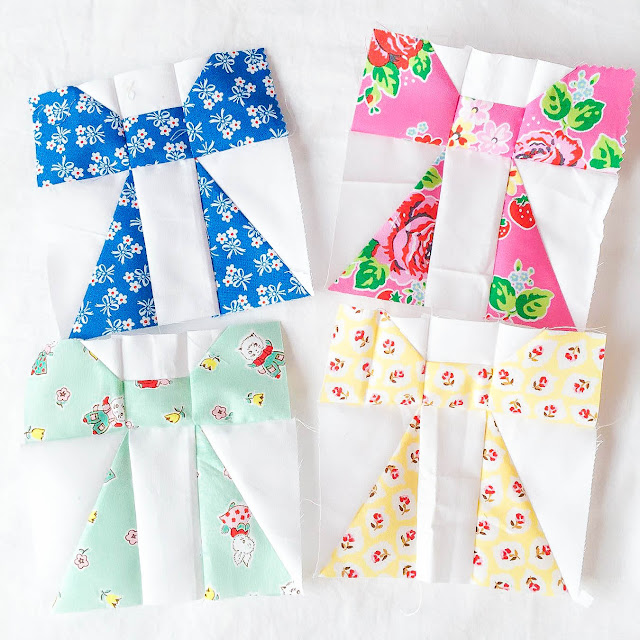 zakkaArt: Pretty Playtime Quilt Along Week 3: Bow Block