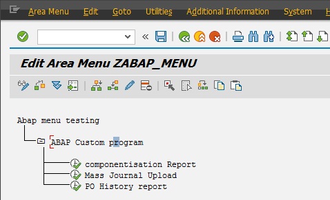 SAP ABAP technical information: Add Programs/Transactions to SAP Menu ...