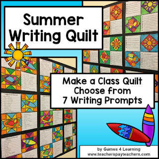 Fun Games 4 Learning: Summer Writing Prompts