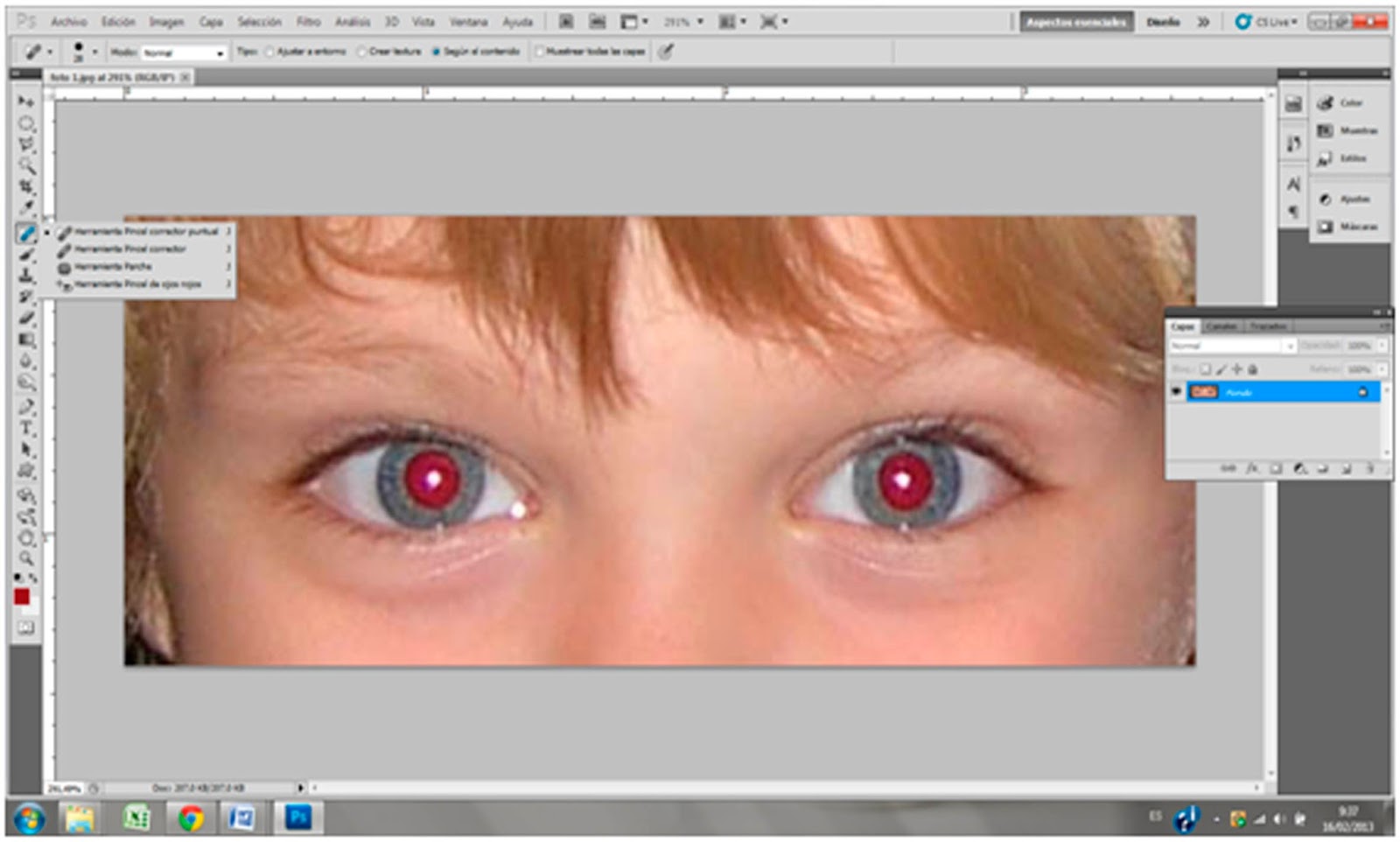 El laboratorio manual de Clementina: Tutorial - Como eliminar los ojos ...